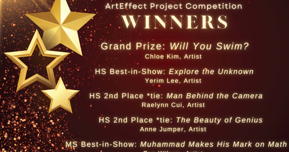 Students Earn $16,750 in Cash Prizes in International ArtEffect Project ...